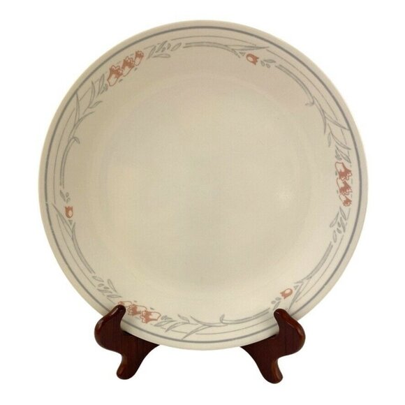 Corelle | Dining | Corelle Corning 3 Rose Dinner Plates Beige Gray ...